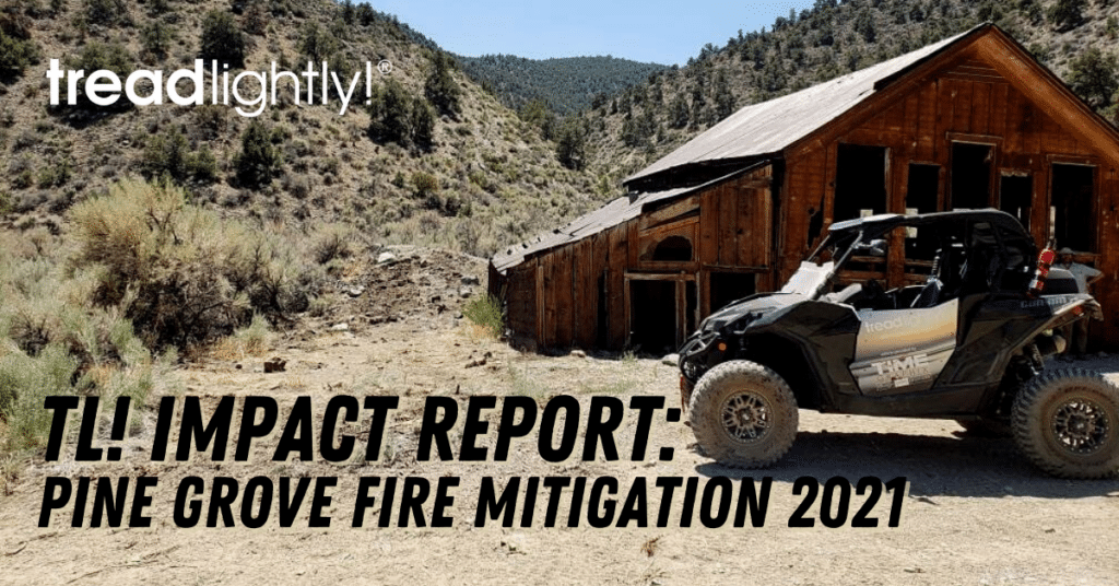 Tread Lightly Impact Report: Pine Grove Historic Gold Mining Town Fire ...