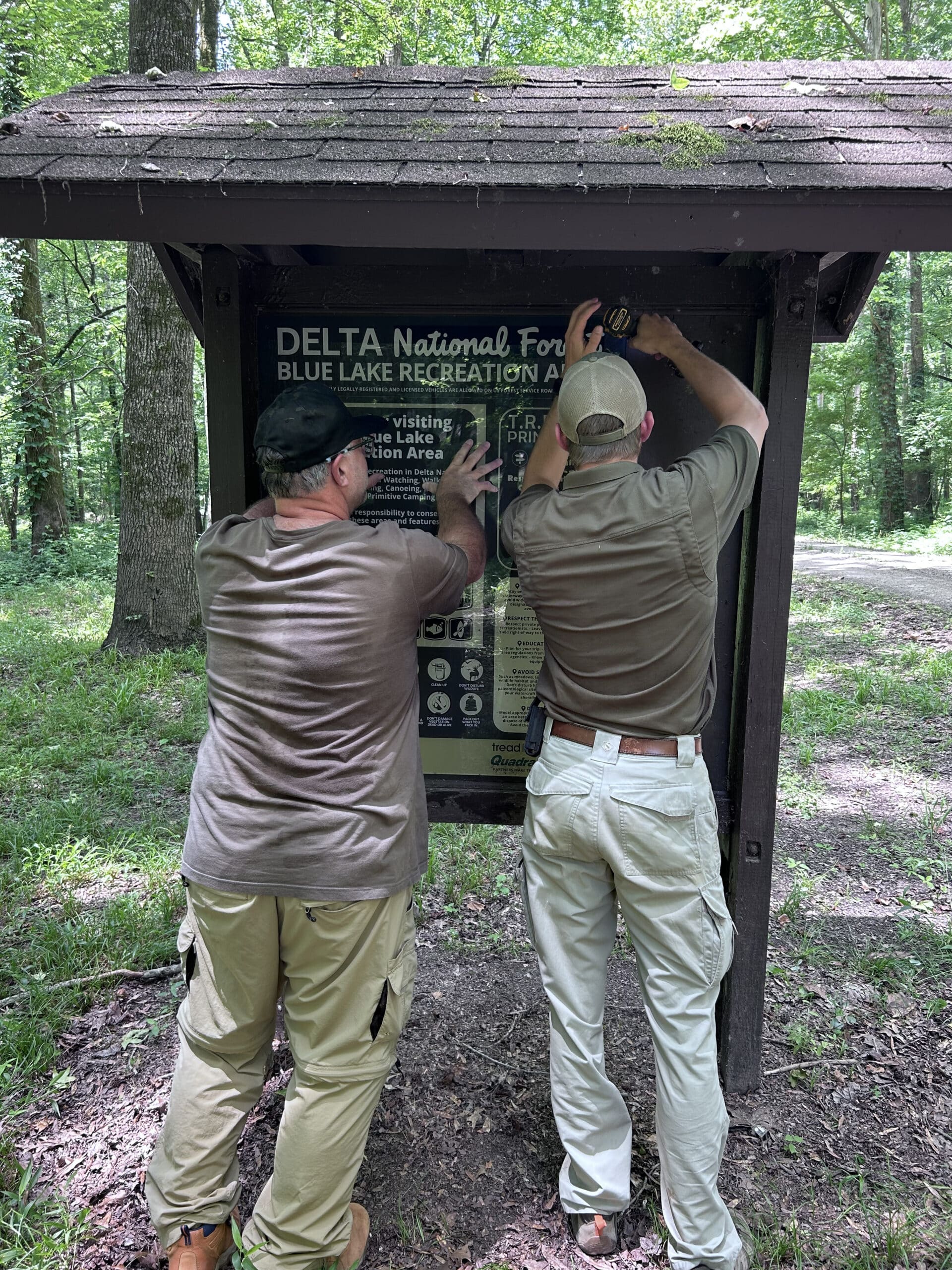 Tread Lightly! Impact Report: Delta National Forest Blue Lake Trail ...