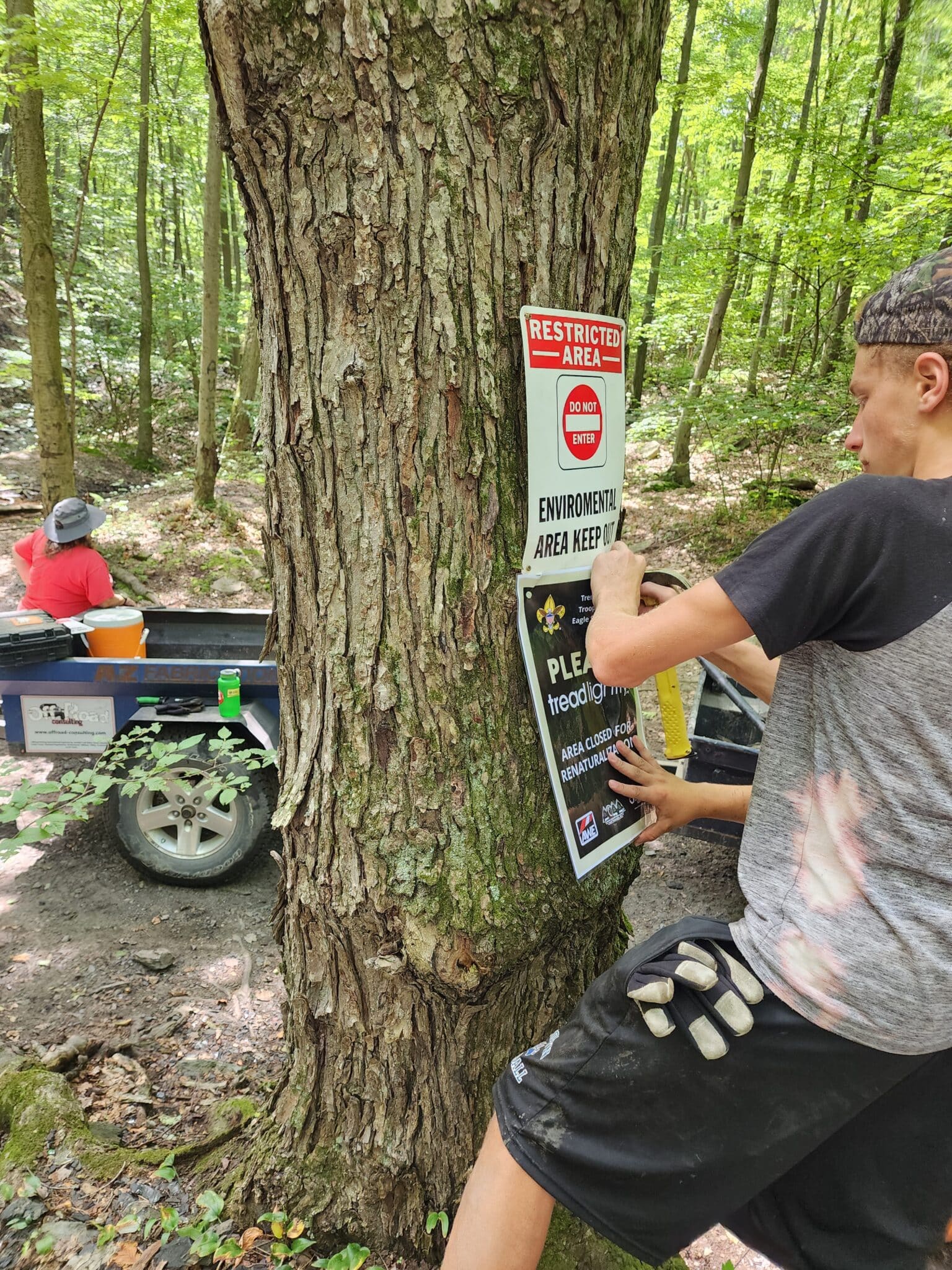 Tread Lightly! Impact Report: AOAA Barney Rubble Trail Relocation/Eagle ...