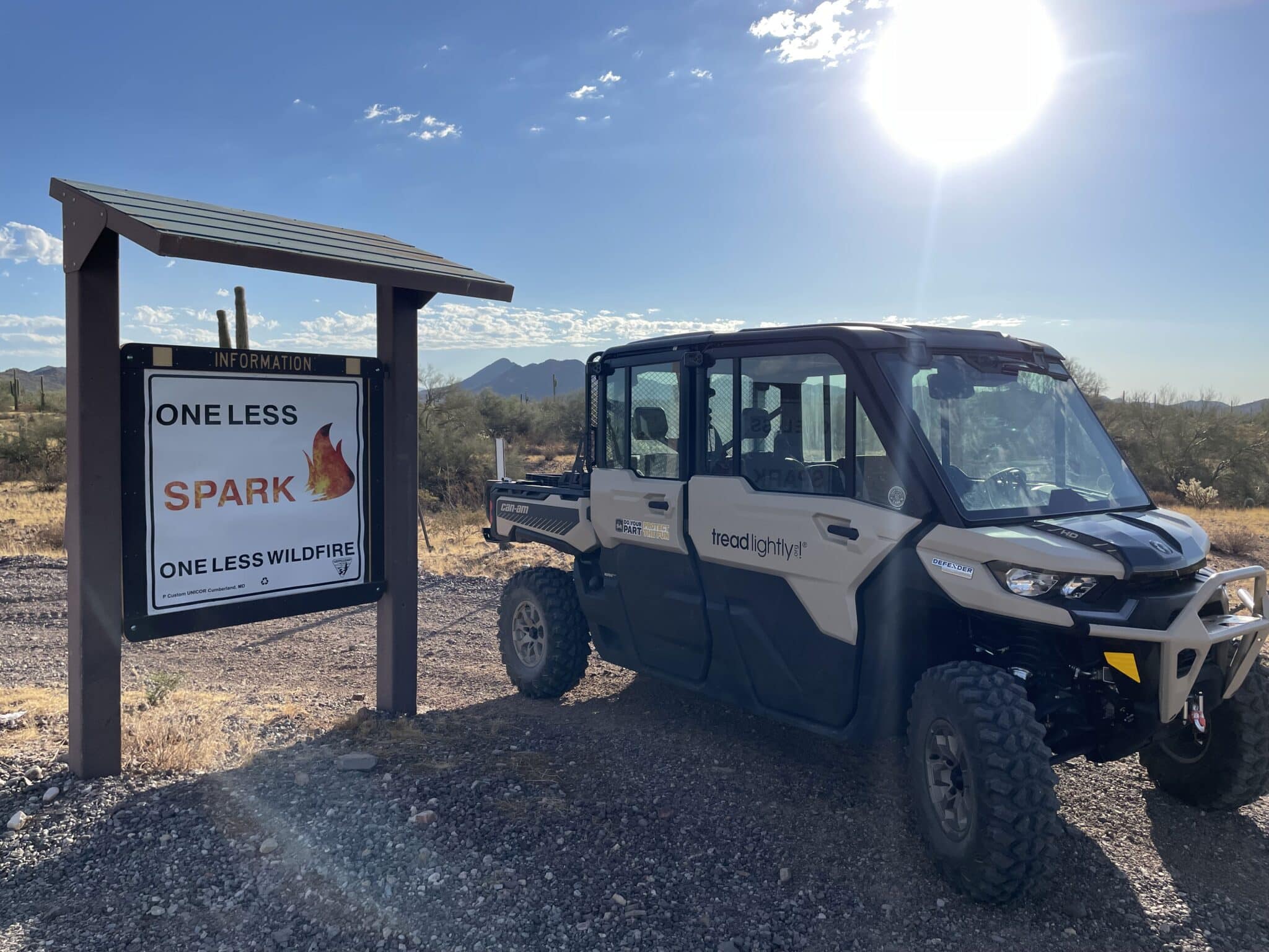Tread Lightly! Impact Report: Boulders OHV Sign Installation