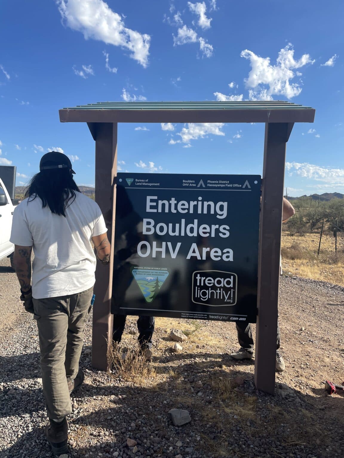 Tread Lightly! Impact Report: Boulders OHV Sign Installation